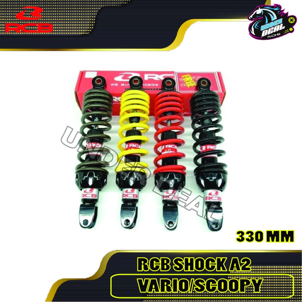 Jual RCB Shock A2 Series Vario/Scoopy/Genio/Mio 330 mm, 305 mm | Shopee ...