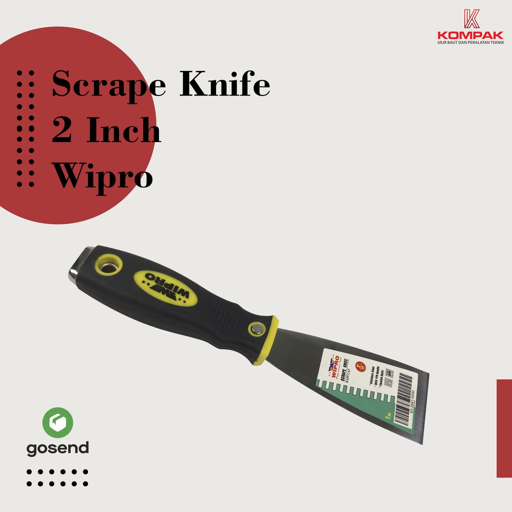 Jual KAPI CAT 2" WIPRO - KAPE CAT 2 INCH - Kapi cat gagang karet ...