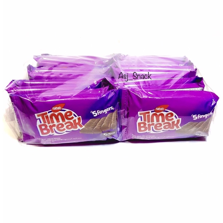 Jual Nabati Time Break, Wafer Salut Cokelat Padua, Chocolate Coated ...