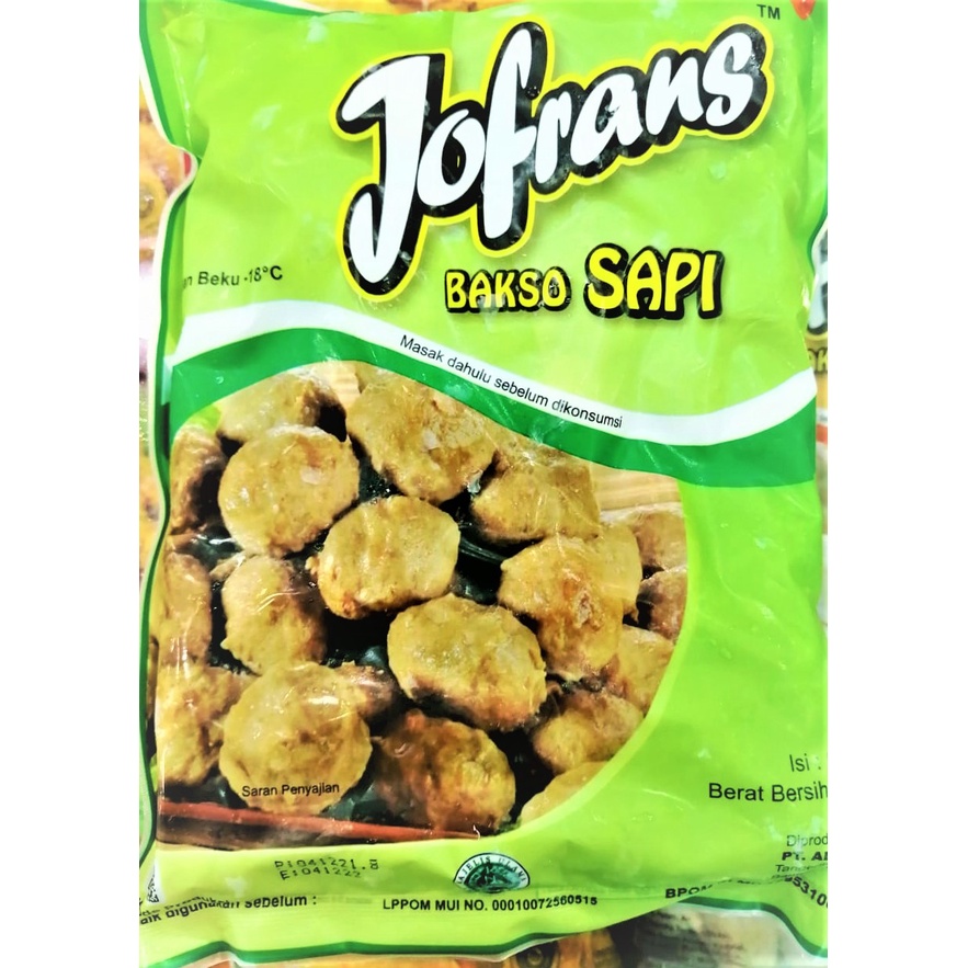 Jual Jofrans Bakso Sapi 500gr | Shopee Indonesia