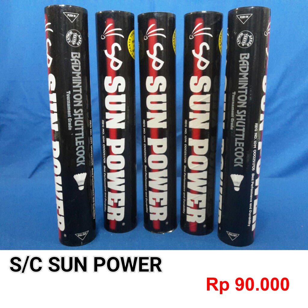 Jual Shuttlecock atau Bola Badminton Sun Power | Shopee Indonesia