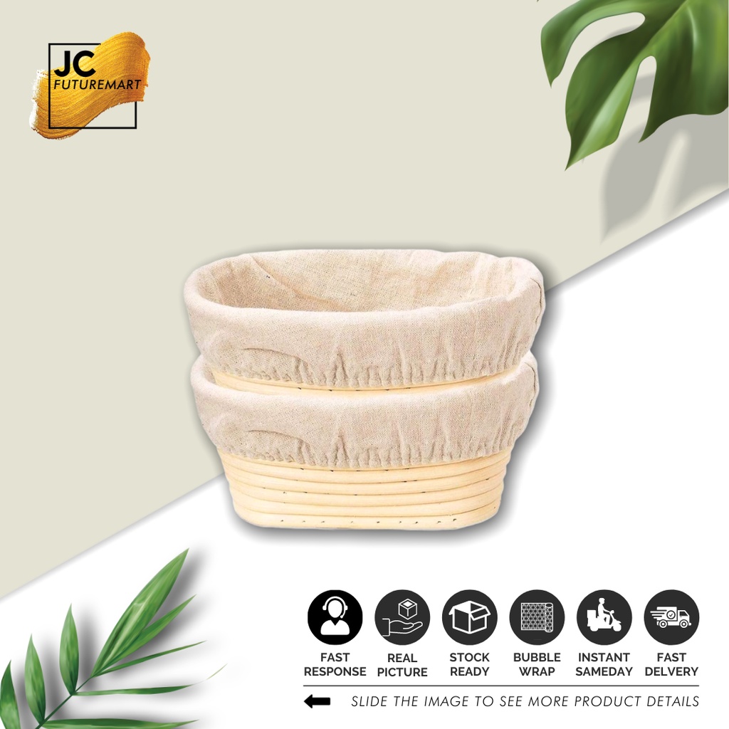Jual Banneton Roti Oval Rotan / Rattan Basket Proofing Dough | Shopee ...