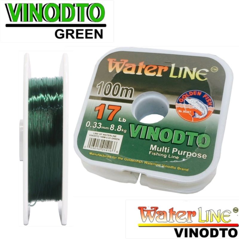 Jual Senar WATER LINE Vinodto Golden Fish 100m HIJAU Waterline | Shopee ...