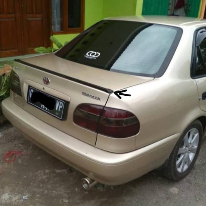 Jual Ducktail Spoiler Mobil All New Vios Lis Bagasi Belakang Hitam ...