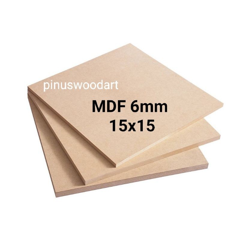 Jual MDF 6mm ukuran 15x15 Papan untuk Frame Photo | Shopee Indonesia