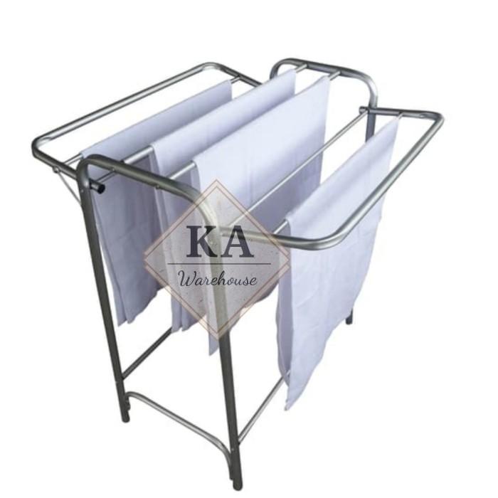Jual Rak Handuk Pakaian / Jemuran Handuk Baju Alumunium Bina Karya Kartini | Shopee Indonesia