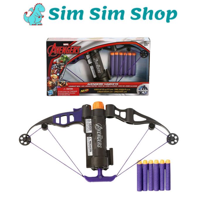 Jual NERF MARVEL HAWKEYE LONGSHOT GUN BOW PANAHAN ORIGINAL | Shopee ...