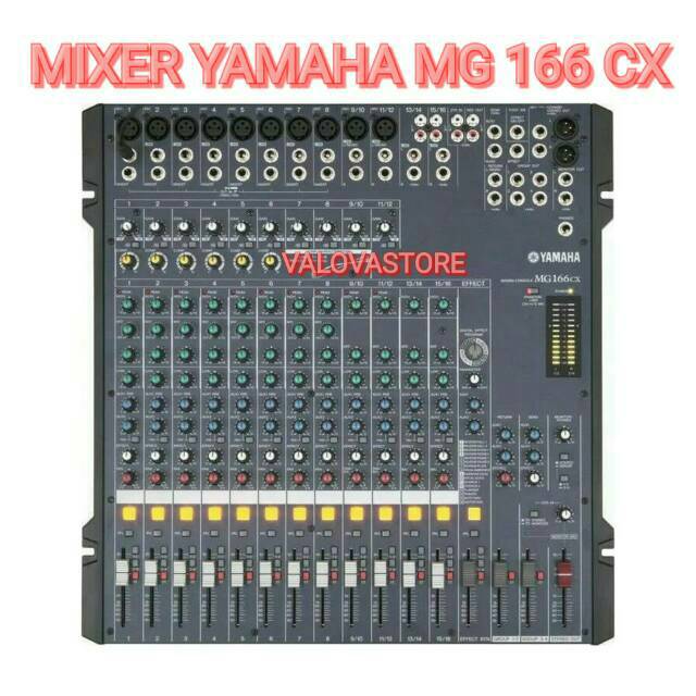 Jual Mixer Yamaha MG 166 CX MG166CX | Shopee Indonesia