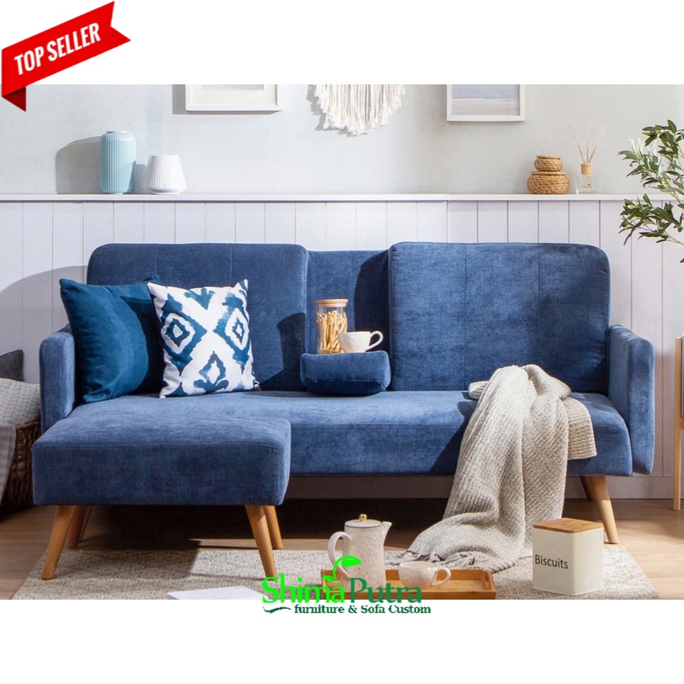 Jual Shima - Yuki Sofa Bed atau Sofabed Minimalis Modern - Kain Woven ...