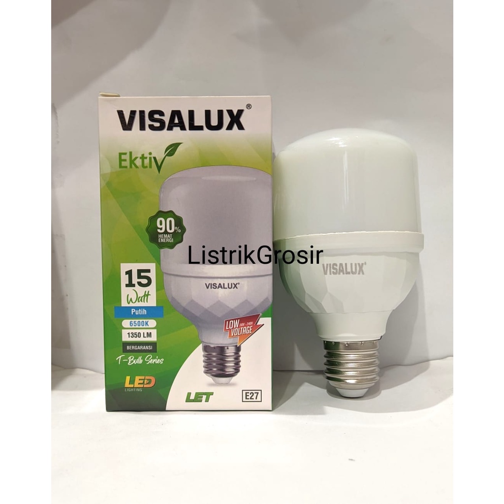 Jual Lampu LED T Bulb VISALUX KAPSUL 5w 10w 15w 20w 30w 40Watt 50 60W Watt Putih | Shopee Indonesia