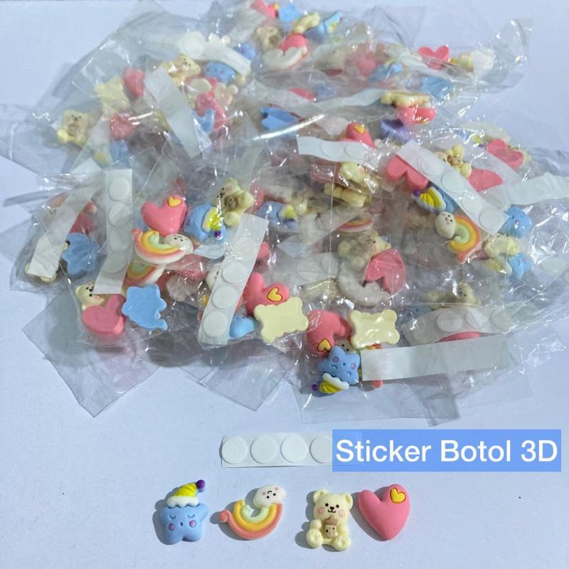 Jual Stiker botol 3d dan 2d karakter lucu | Shopee Indonesia