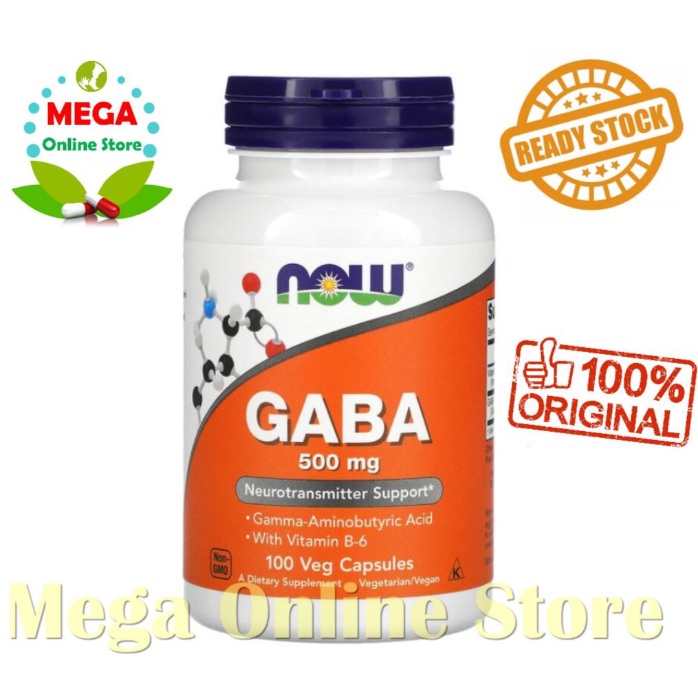 Jual NOW GABA Natural Calming Effect 500 mg | Shopee Indonesia