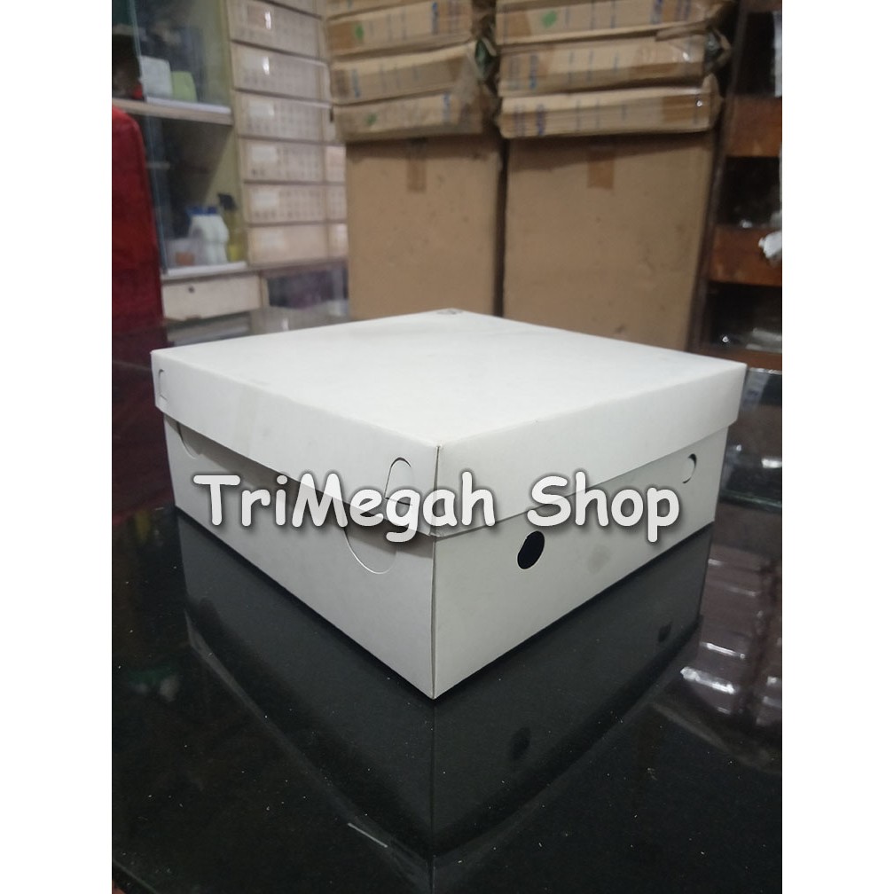 Jual Kotak/Dus/Box Nasi/Kue/Makanan/Besek Duplex Tebal/Praktis model ...
