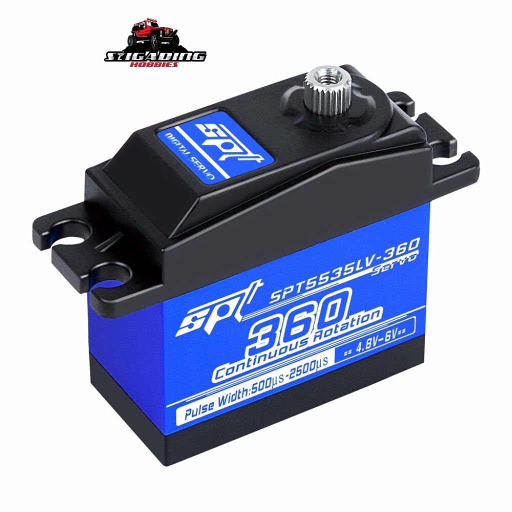 Jual SERVO SPT 35KG 360° 1/10 UPGRADE FOR WINCH PTO SERVO | Shopee ...