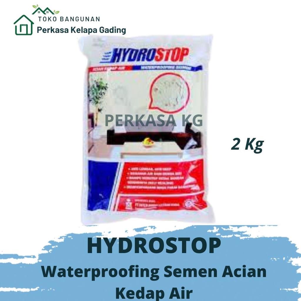 Jual Hydrostop Waterproofing Semen Acian Kedap Air 2Kg Hadir Dengan ...