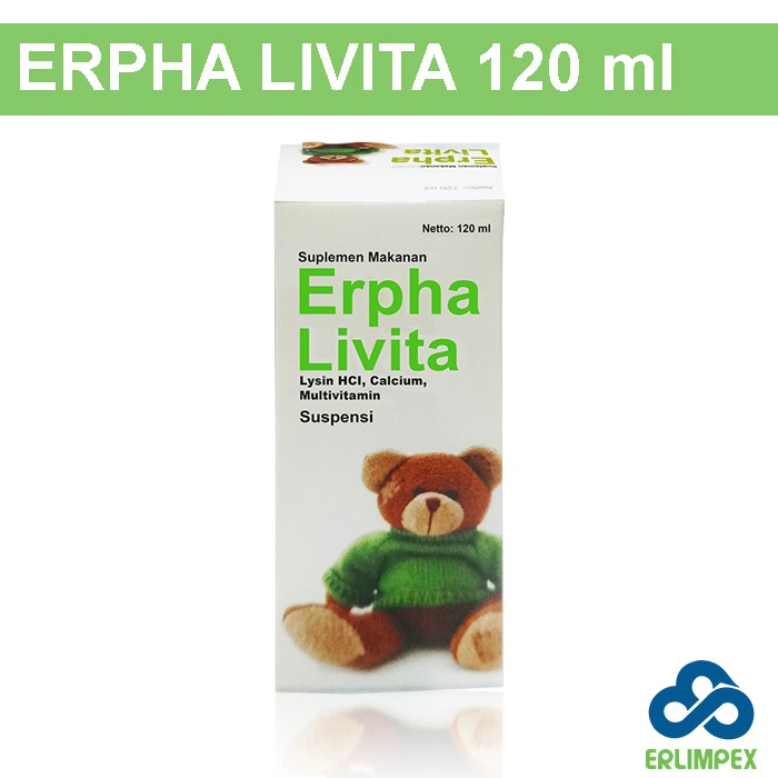 Jual Erphalivita Suspensi Multivitamin Penambah Nafsu Makan Anak ...