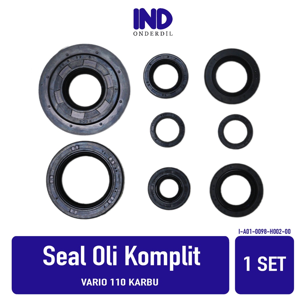 Jual Sil-Seal Oli-Oil Assy Set-Kit-Komplit-Lengkap Vario 110 Karbu-Lama-CW | Shopee Indonesia