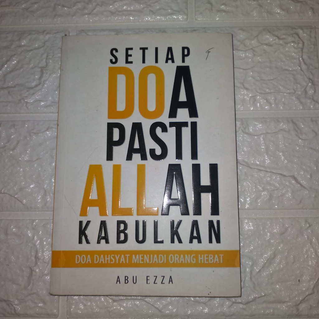 Jual Buku Setiap Doa Pasti Allah Kabulkan Original Bekas | Shopee Indonesia
