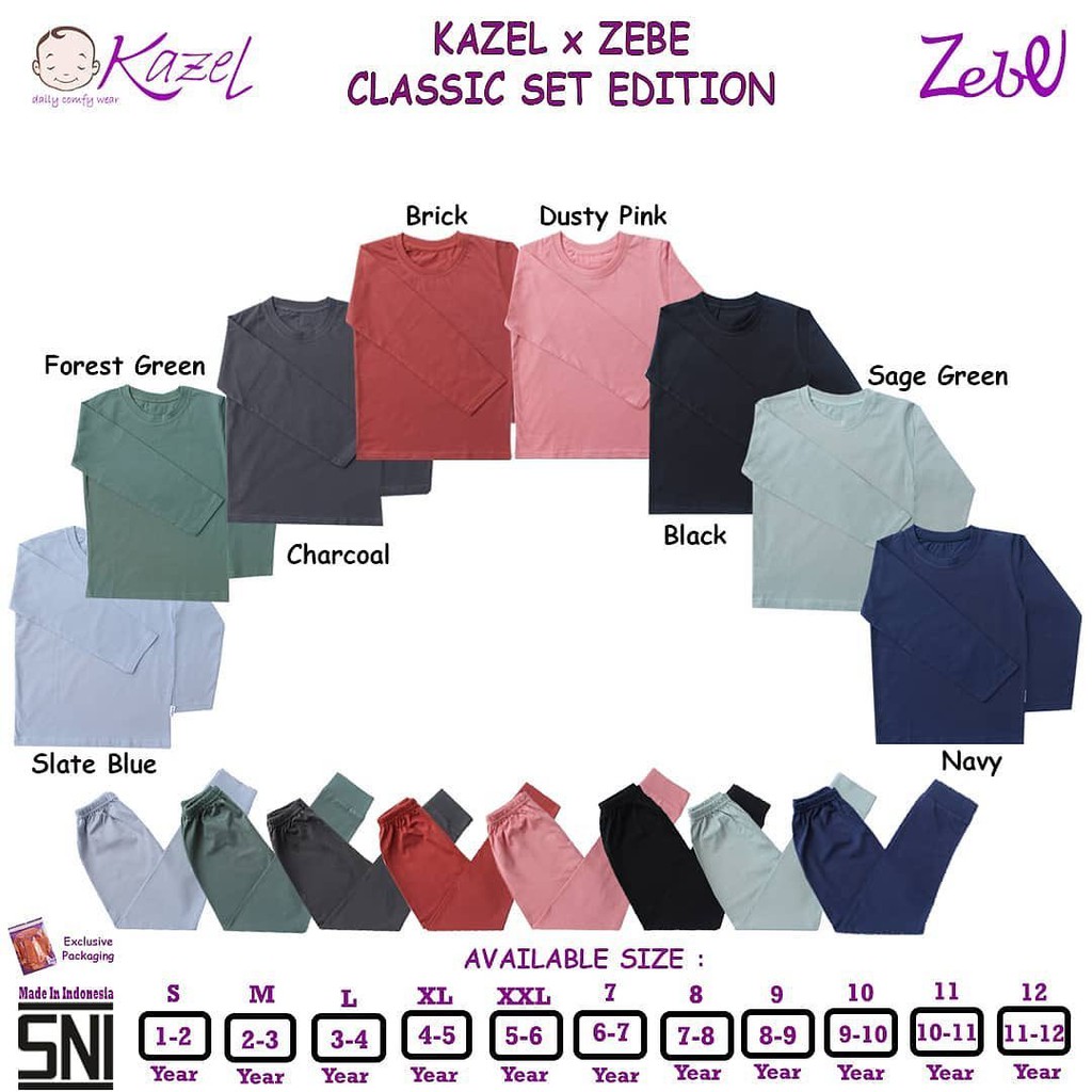 Jual KAZEL X ZEBE CLASSIC SET EDITION | Shopee Indonesia