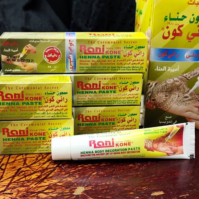 Jual HENNA ARAB II PACAR KUKU ARAB | Shopee Indonesia