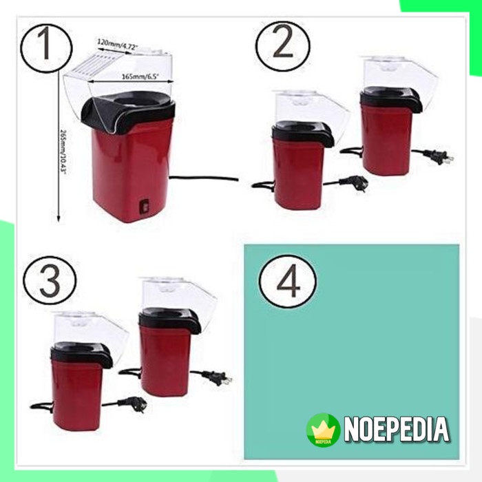 Jual maker-popcorn- mesin popcorn mini 1200w / electric popcorn maker ...