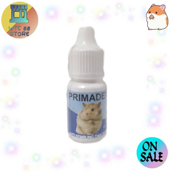 Jual PRIMADEX / PRIMA DEX obat kembung dan diare untuk hamster 10ML ...