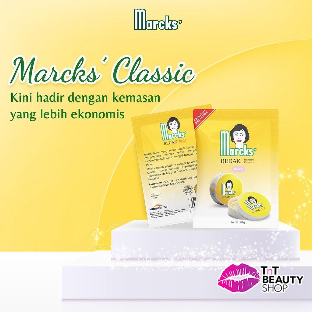 Jual Marcks Bedak Tabur 20gr - Loose & Beauty Powder | Sachet | Tnt ...
