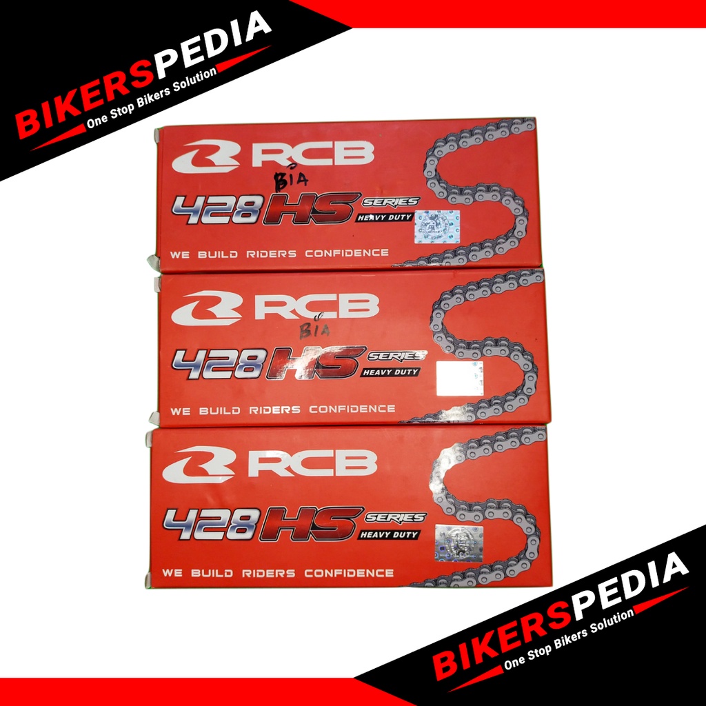 Jual RANTAI / DRIVE CHAIN RCB 428HS-132 L GOLD HEAVY DUTY SERIES ...