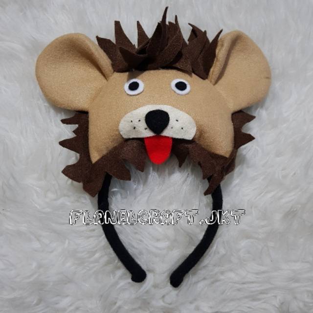 Jual Bando singa binatang hewan margasatwa bando karakter bando zoo ...