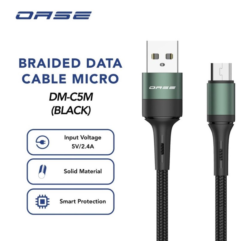 Jual OASE DM-C5M KABEL DATA MICRO USB 100CM ORIGINAL | Shopee Indonesia