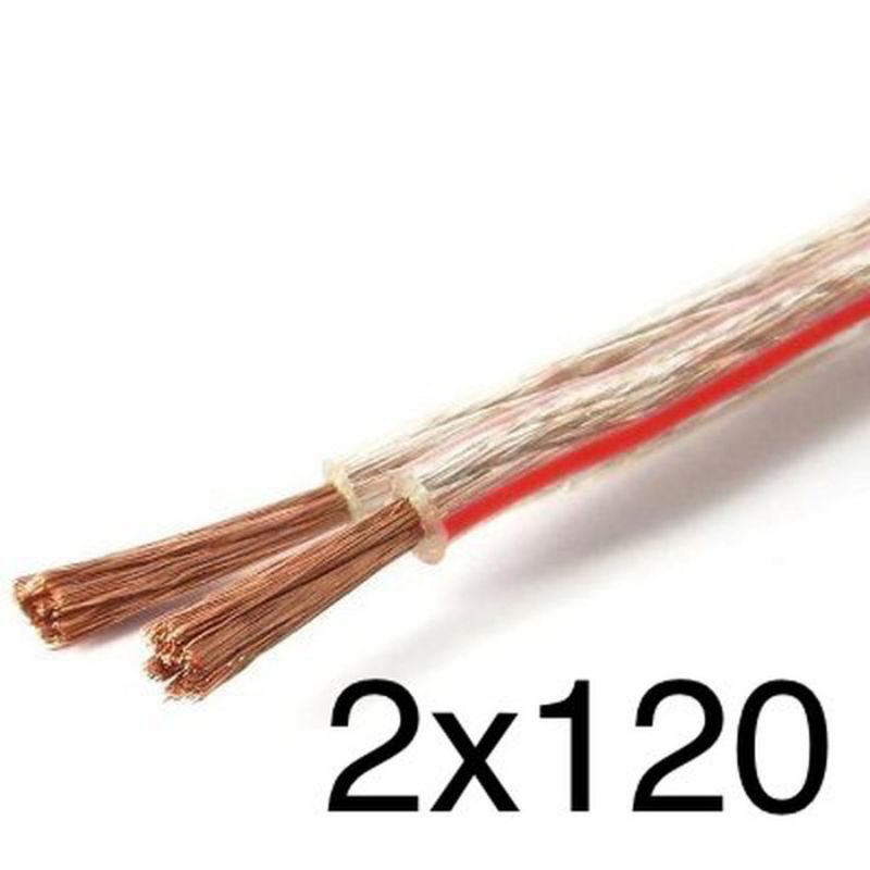 Jual KABEL LISTRIK KABEL AUDIO TRANSPARAN 2x120 | Shopee Indonesia