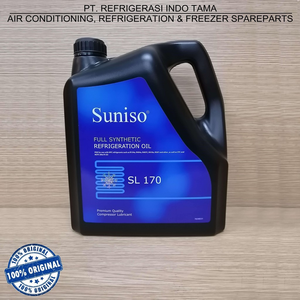 Jual OIL COMPRESSOR SUNISO SL 170 4L - OLI SL170 | Shopee Indonesia