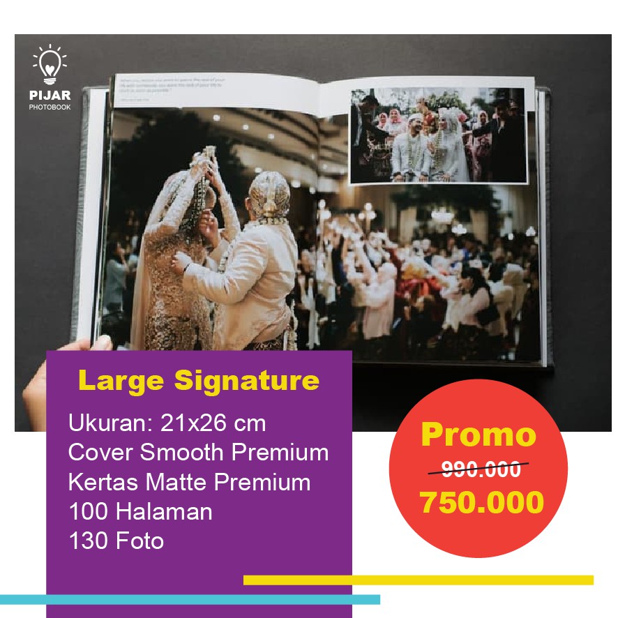 Jual Photobook Large Signature - Smooth Premium (Bikin Cetak Photobook ...