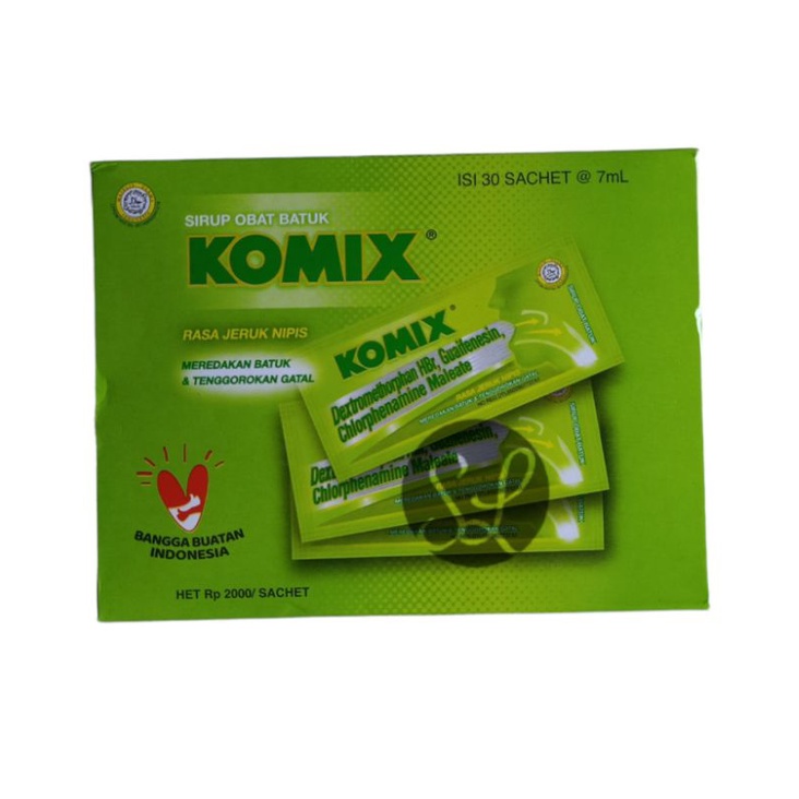Jual Komix OBH Sachet / Komix Sirup Obat Batuk Sachet 7ml All Varian ...