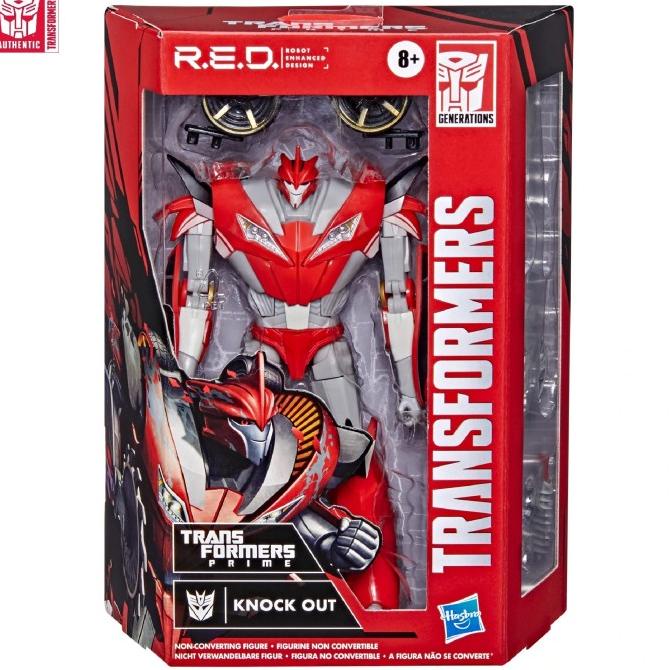 Jual TRANSFORMERS Robot Enhanced Design RED Prime Knock Out Figure ...