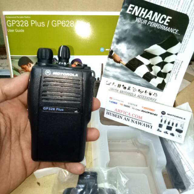 Jual HT MOTOROLA GP 328 PLUS VHF ORIGINAL GARANSI RESMI / MOTOROLA GP 328PLUS VHF (136-174mhz ...