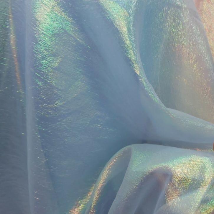 Jual TERJANGKAU!!! kain organza bahan hologram gradasi pelangi ...