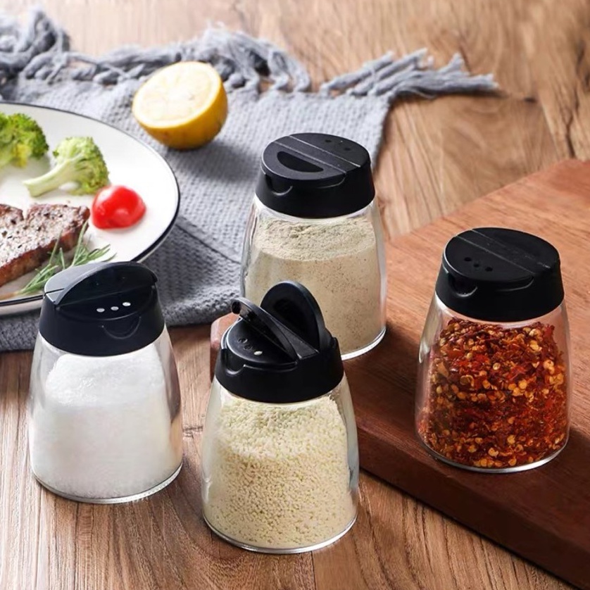 Jual Botol Bumbu Dapur Kaca Tempat Penyimpanan Bumbu Lengkap Dengan ...