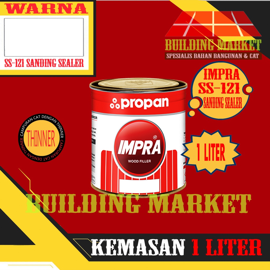 Jual CAT DASAR KAYU PROPAN IMPRA MELAMINE SANDING SEALER SS 121 PROPAN ...