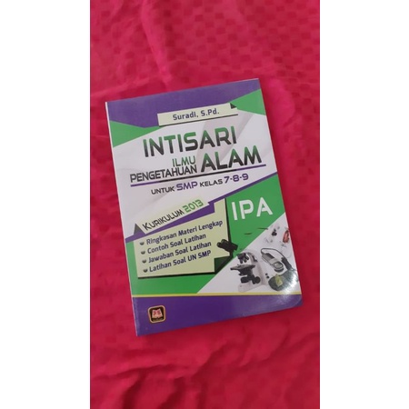 Jual BUKU INTISARI IPA UNTUK SMP ( KELAS 7,8,9 ) | Shopee Indonesia