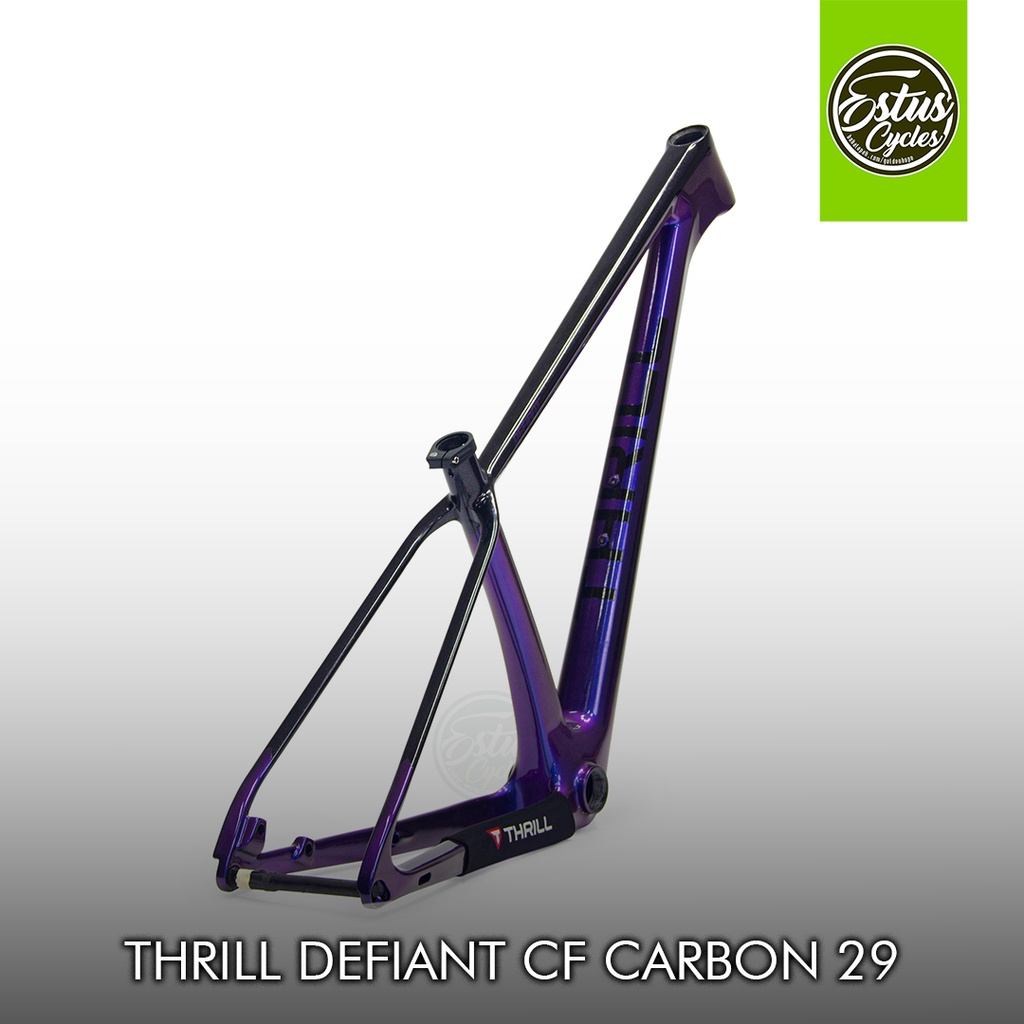 Jual Thrill Defiant CF Carbon Frame Set XC 29 Inch Sepeda MTB Estus ...