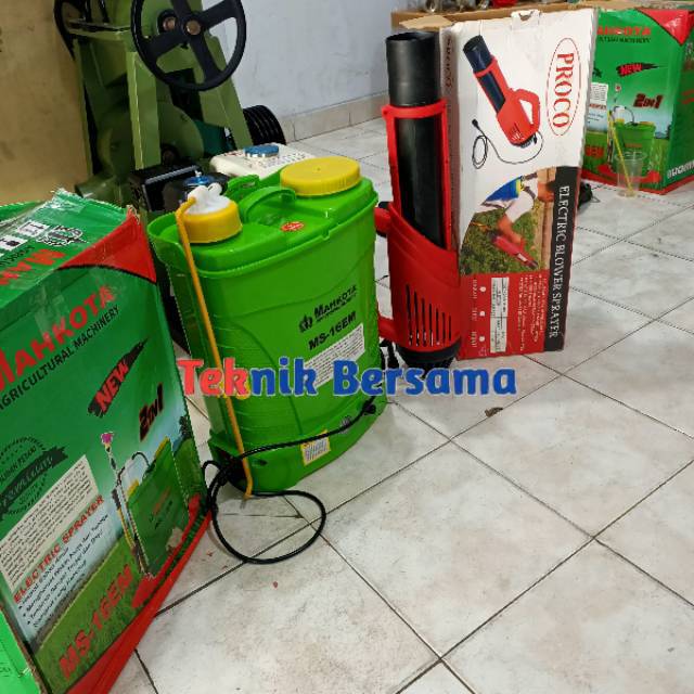 Jual SPRAYER ELECTRIK SEMPROTAN HAMA 16 LITER MIST BOOSTER BLOWER ...