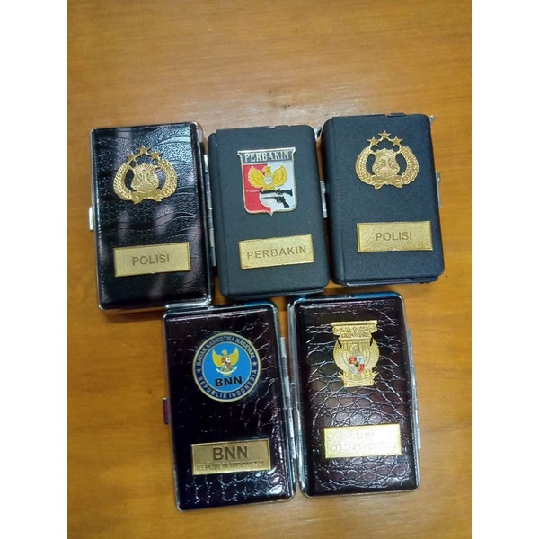 Jual Tempat Rokok Logo Polisi Wadah Roko Bahan Premium | Shopee Indonesia