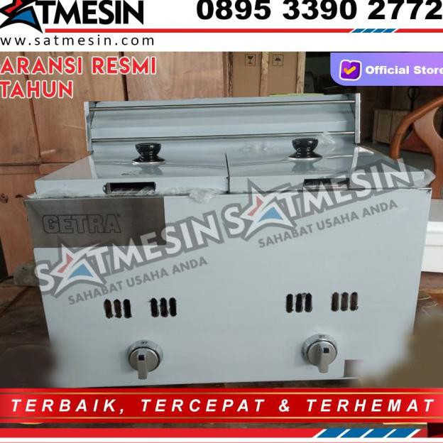 Jual Gas Deep Fryer Getra GF 102G / Deep Fryer Gas 2 Tank Low Pressure - Fryer 2 tangki | Shopee ...