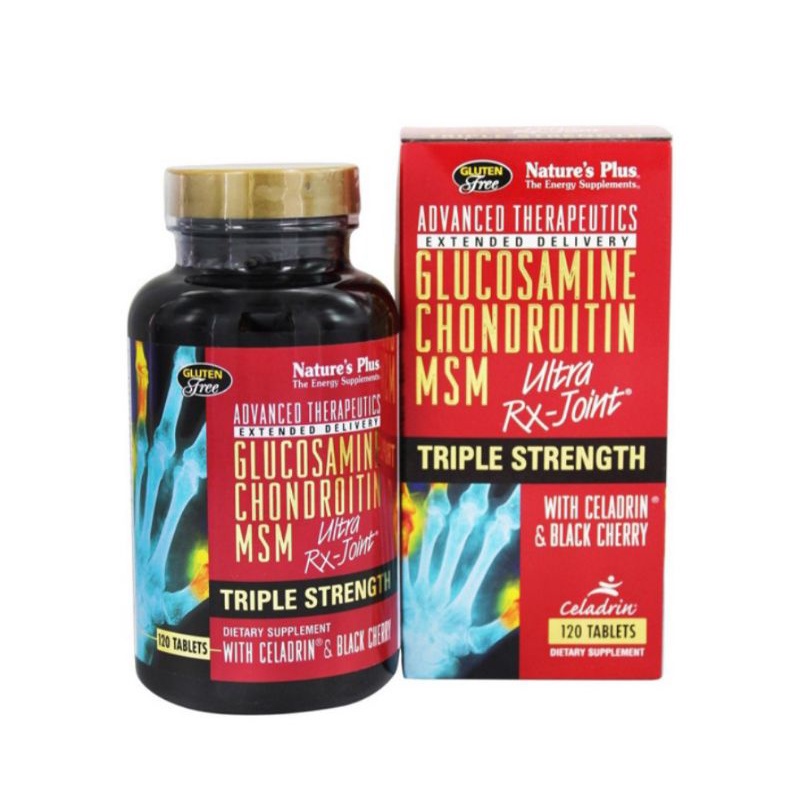 Jual Nature's Plus Glucosamine Chondroitin MSM Ultra RX Joint Triple ...
