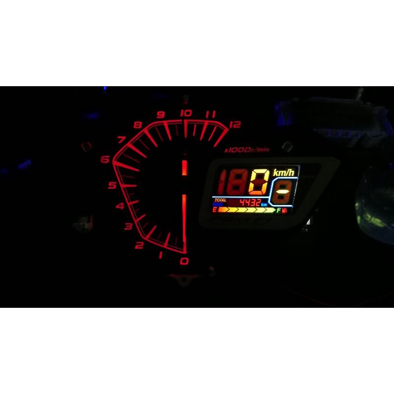 Jual speedometer Honda Supra GTR/ Honda Rs150 customs utuh 2nd km 9000 ...