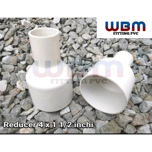 Jual Sambungan pipa PVC Reducer 4 x 1 1/2 inchi | Shopee Indonesia