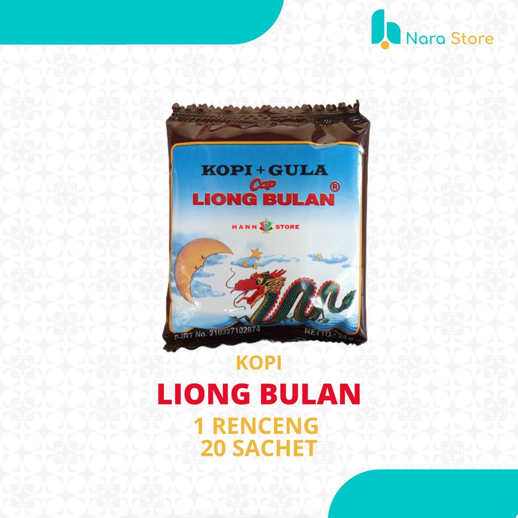 Jual KOPI LIONG BULAN (1 RENCENG ISI 10 SACHET X 25GR) | Shopee Indonesia