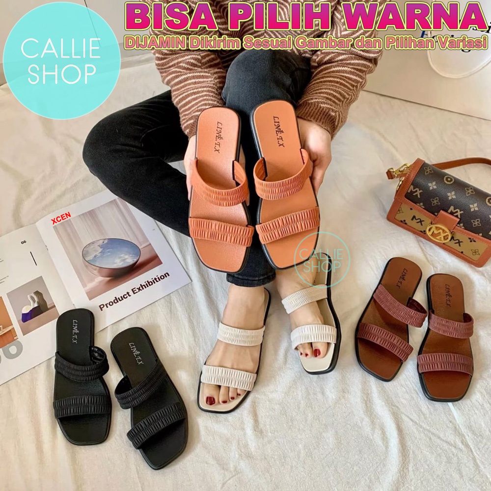Jual Sandal Selop Wanita Jelly 2 Tali Kerut 2069-1 SLBAN2KRUT | Shopee ...