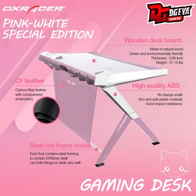 Jual Dxracer Gaming Desk / Dxracer Meja Komputer Gaming Gd-1000 Pink ...